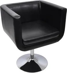 Lounge křeslo Tina černé