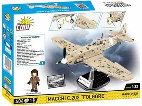 COBI 5760 II WW Macchi C.202 FOLGORE / 404 kostek / 1 figurka / 1:32 /