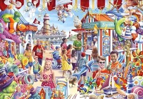 GIBSONS Puzzle Nákup suvenýrů u moře XL / 250 dílků
