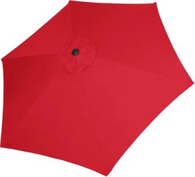 Zahradní slunečník 250 cm, červený SPRINGOS SUNNY GU0032