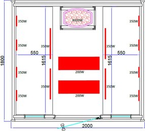 BPS-koupelny Zahradní kombinovaná sudová sauna 2v1  - Infrasauna + finská sauna 180x200, 4-6 osob