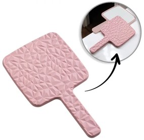 Flamenco Mystique jednostranné kosmetické zrcátko s rukojetí XL 23 cm L24R pro dokonalé líčení a péči o pleť