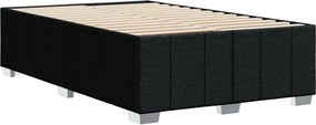 Rám postele bez matrace černý 120 x 200 cm textil 3284827