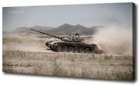 Wallmuralia Foto obraz na plátně Tank na poušti 100x50