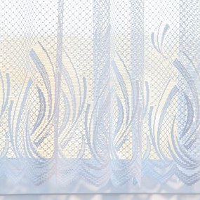 Hrubá žakárová záclona na míru - metráž, výška 80 cm (A3518)