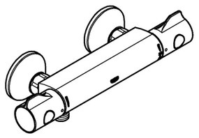 GROHE 34558000 - Termostatická sprchová baterie GROHTHERM 800 DN 15 lesklý chrom
