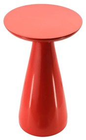 Oranžovočervený dřevěný odkládací stolek Masello Design Dazzle
