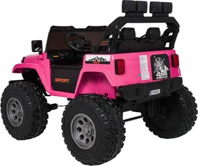 Elektrické autíčko Extreme Sport 4x4 růžové