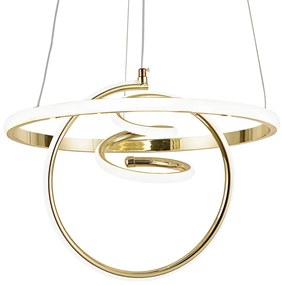 Toolight Závěsné LED svítidlo Luxury Glamour 6 G066-CP zlaté