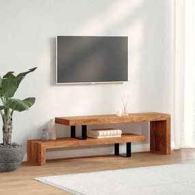 TV stolek masivní akáciové dřevo 244583