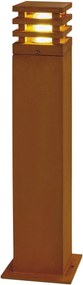 LA 229421 Venkovní svítidlo RUSTY 70 čtyřhranná z oceli 230V E27 11W IP55 - BIG WHITE (SLV)