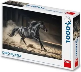 DINO Puzzle Černý kůň / 1000 dílků / od 15 let