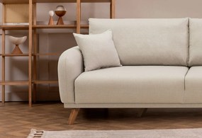 Hanah Home Třímístná pohovka HERA krémová 237 cm 867UNQ1949