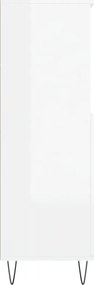 vidaXL Skříň highboard 60 x 36 x 110 cm kompozitní dřevo [831486] Barva: Bílá