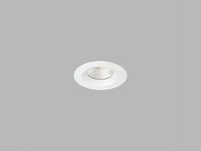 LED2 2231531 Max 1, venkovní bílá bodovka, 8W 3000K, prům. 8cm, IP65