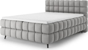 Kontinentální postel Sabrina 140x200, šedá (royal 04)