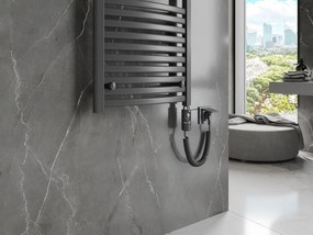 Mexen Helios, elektrické topné těleso 800 x 600 mm, 600 W, antracitová, W103-0800-600-2600-66