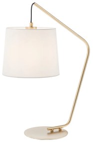 Smarter 01-3075 stolní lampa Kermit, zlaté, béžová 1xE27, 55cm
