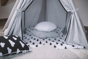 Vigvam design Teepee Gray &amp; Colors - pětiúhelníkové s doplňky