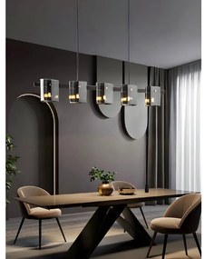Toolight Stropní osvětlení Modern Black APP1706-5CP GREY