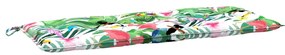 Poduška na zahradní lavici vícebarevná 120 x 50 x 7 cm textil - Default Title