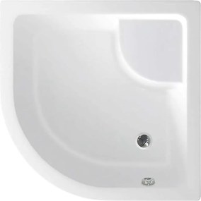 Aqualine - Sprchová vanička 80x80x28 cm, včetně nožiček, R550, bílá C83