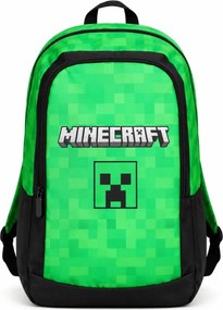 Školní batoh Minecraft Creeper – motiv Pixel Green - 12L