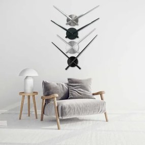 Moderní designové nástěnné hodiny | CLOCK-HANDS-LARGE-METAL