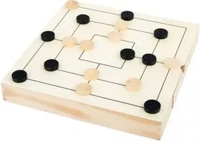Small Foot Dřevěné kompaktní šachy 3v1 / od 6 let
