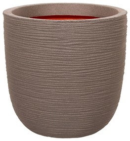 Capi Nature Rib NL Planter Ball Warm Taupe Ø 43 cm / V 41 cm