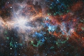 Samolepící tapeta nekonečná galaxie - 450x300 cm