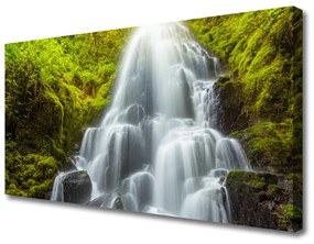 Obraz na plátně Vodopád Příroda 140x70 cm