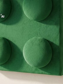 Sinsay - Sametový čalouněný panel ve tvaru kostky - zelená