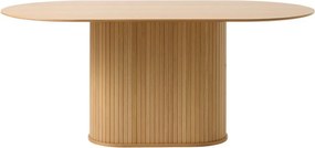 Jídelní stůl s deskou v dubovém dekoru 95x180 cm Nola – Unique Furniture