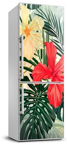 Wallmuralia Fototapeta na ledničku Havajské květiny 60x180 cm