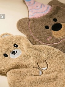 Sinsay - Ručníky na ruce s motivem medvídků 2 balení - hnědá