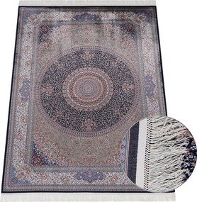 BE Koberec Anatolia Silk 32510 BLUE - modrý obdélníkový Rozměr: 160x230 cm