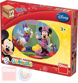 DINO DŘEVO Kostky obrázkové Mickey Mouse set 12ks kubus *DŘEVĚNÉ HRAČKY* dn641174