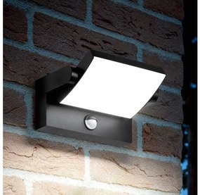 Ideal Lux | Ideal Lux - LED Venkovní nástěnné svítidlo se senzorem LED/20,5W/230V antracit | ID287713