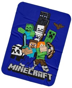 Dětská deka Minecraft Time to Mine 110x140 cm