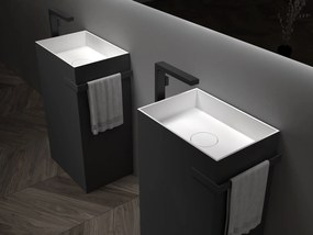 Volně stojící umyvadlo TWZ312 - minerální odlitek, 50 x 35 x 85 cm - možnost volby barvy