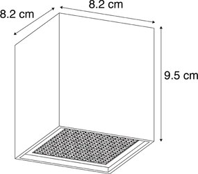 Designové bodové světlo černé - Qubo Honey