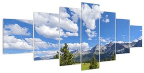 Obraz horské krajiny (210x100 cm)