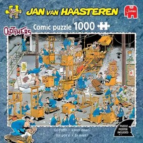 JUMBO Puzzle JvH Oldtimers: Jdi vpřed! / 1000 dílků / od 15 let