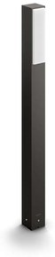Philips myGarden - Venkovní sloupkové LED svítidlo, výška 77 cm, 4000 K, 9 W, antracit 915005378902