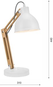 Stolní lampa MARCELLO 1xE27/60W/230V