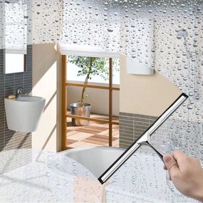 Rea příslušenství, Stěrka do sprchového koutu s držákem YZ-G04, chromová, REA-70000