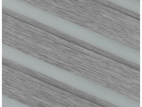 Dekodum Roleta den a noc v bílé kazetě zatemňovací, barva látky Stříbrná Šířka (cm): 67, Výška (cm): Standardní (do 150 cm), Strana mechanismu: Práva