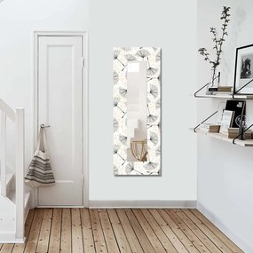 Nástěnné zrcadlo s dřevěným rámem 40x120 cm – Wallity
