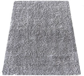 DY Šedý protiskluzový koberec shaggy Camel Rozměr: 60x100 cm